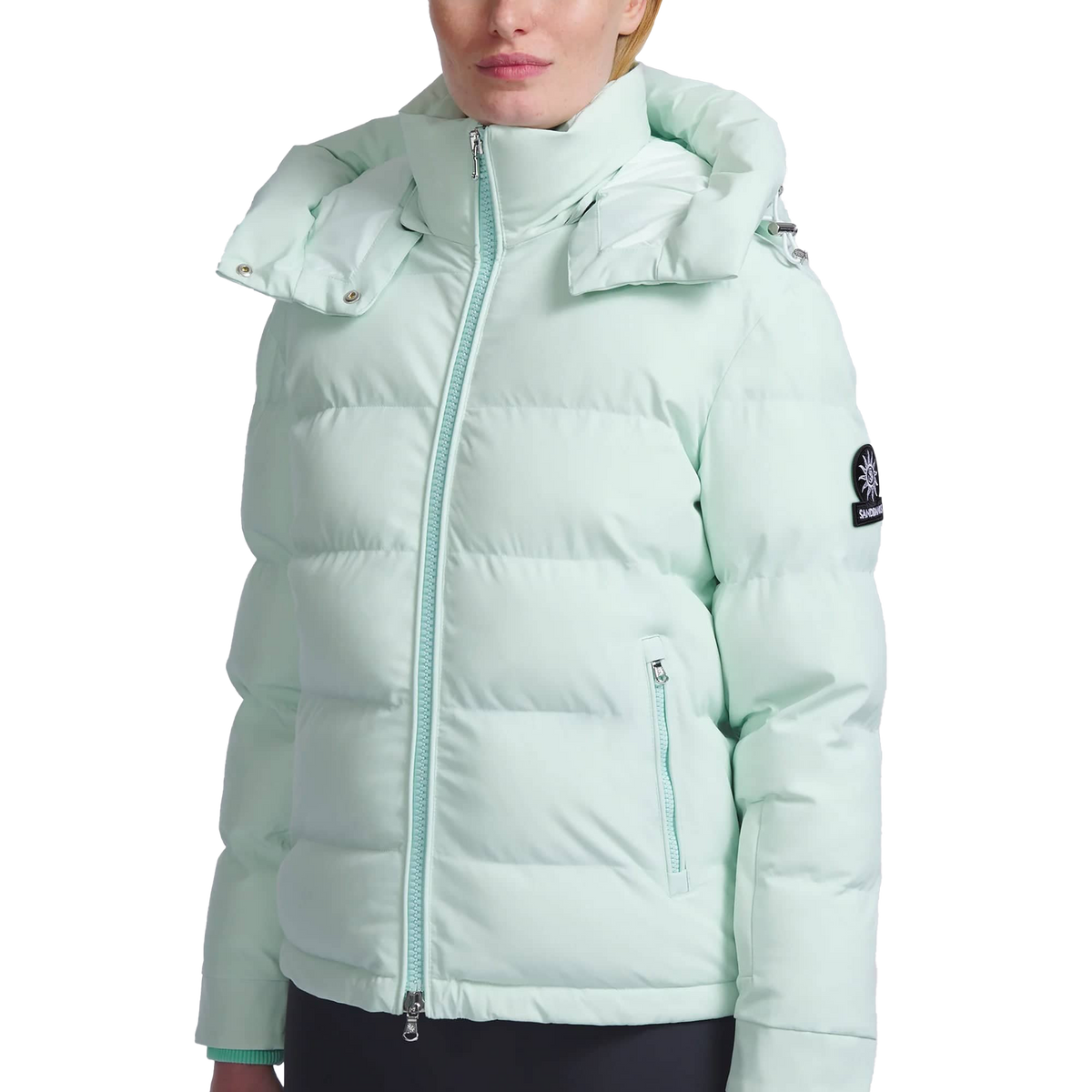 Sandbanks Belle Puffer Jacket - Mint