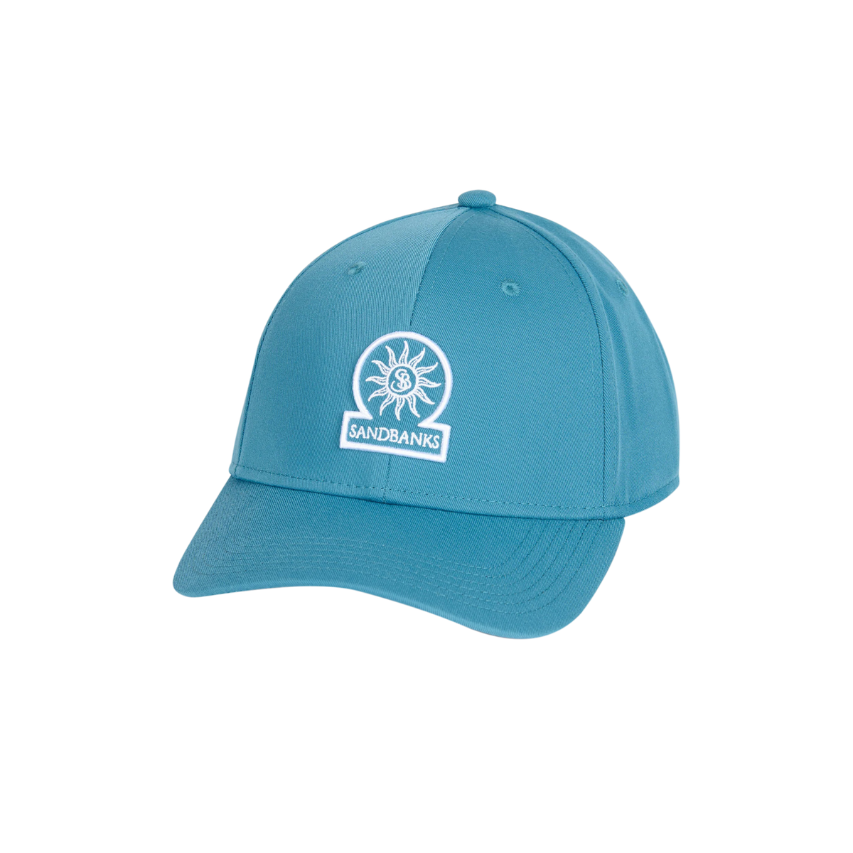 Sandbanks Badge Logo Cap - Teal