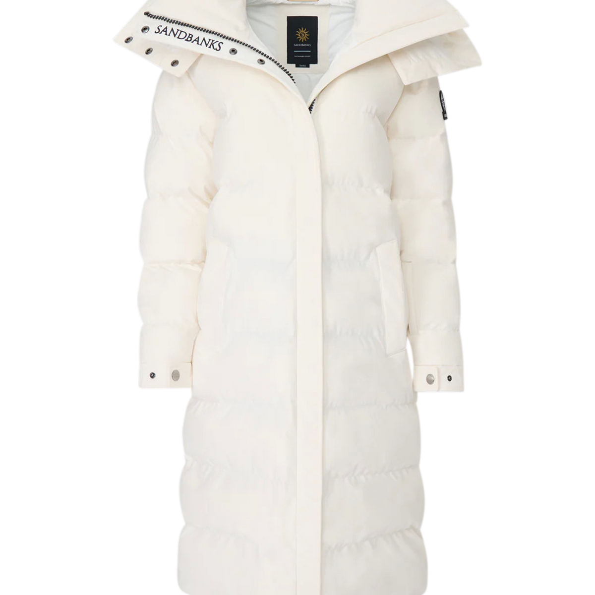 Sandbanks Haven Oversized Long Puffer - Off-White